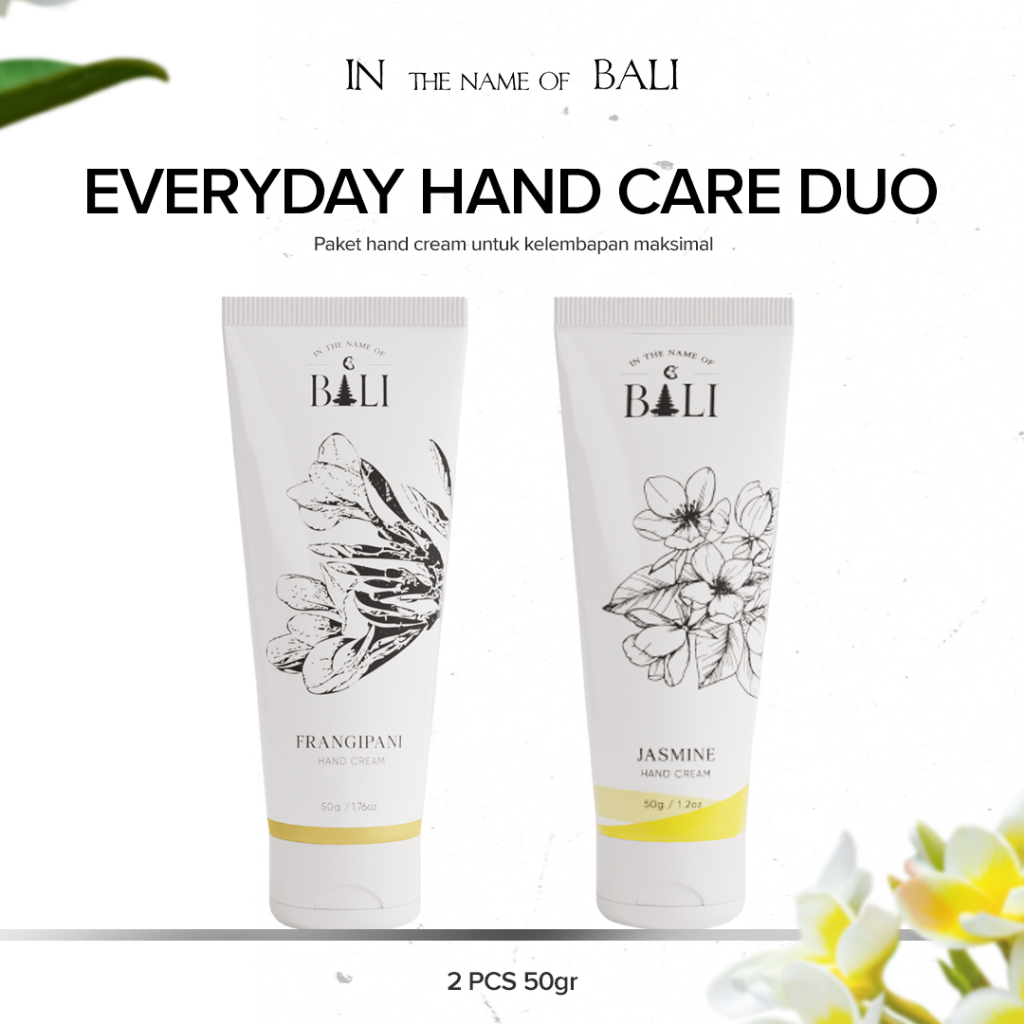 Jual In The Name Of Bali 50 gram Bundle Hand Cream Frangipani + Jasmine ...