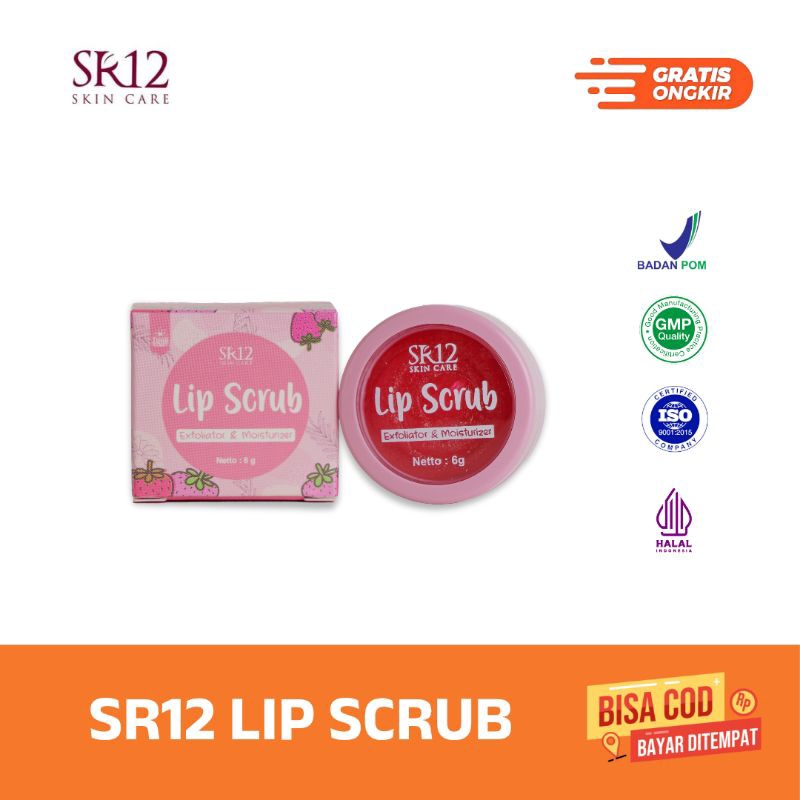 Jual SR12 Lip Scrub | Shopee Indonesia