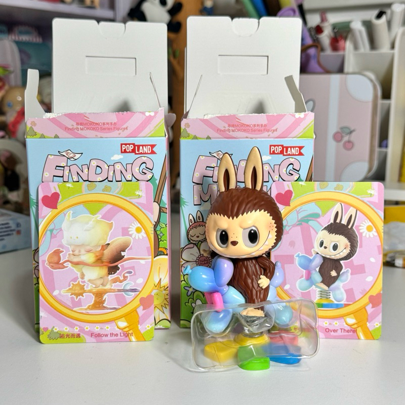 Jual ORIGINAL Popmart Finding Mokoko Series Opened Labubu & Dimoo ...