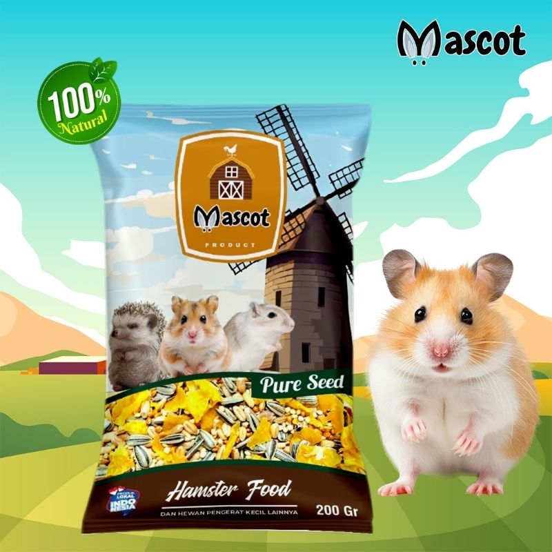 Jual Mascot Pure Seed Pakan Hamster Komplit - Mascot Makanan Biji ...