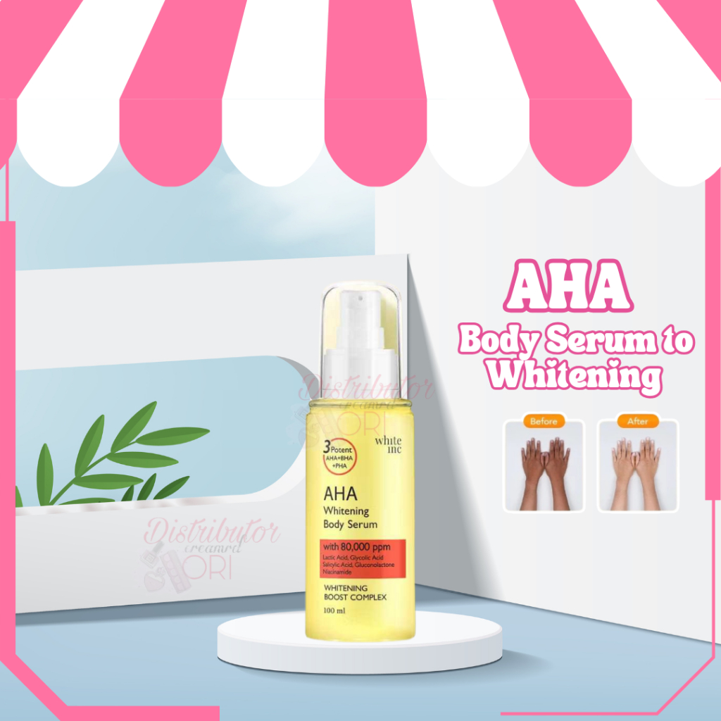 Jual WHITE INC AHA Body Serum to Whitening & Moisturising | Hand Body ...
