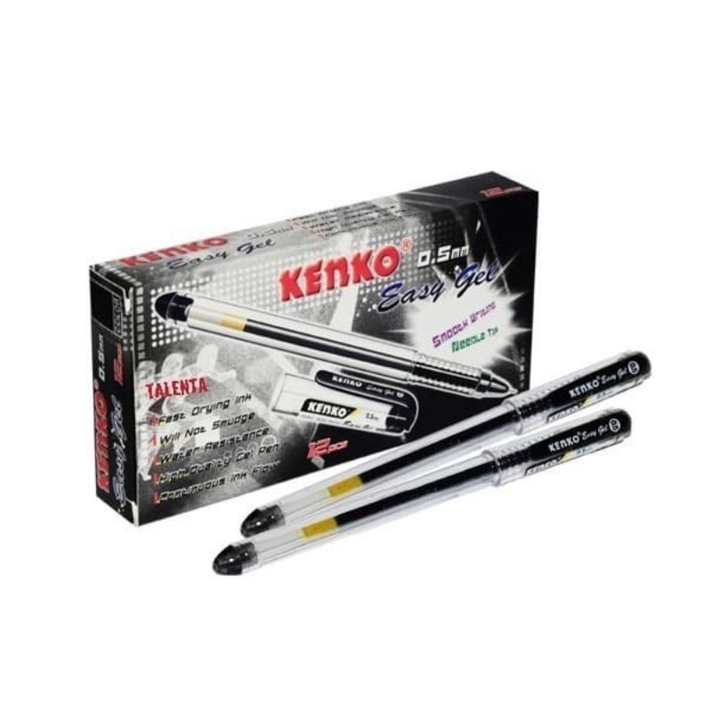 Jual Bolpen Kenko easy gel 0.5 mm isi 12pcs | Shopee Indonesia