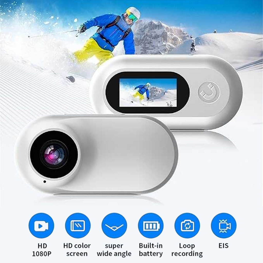 Jual Camera Action Klip Outdoor Sports Thumb Camera Magnetic Detachable ...