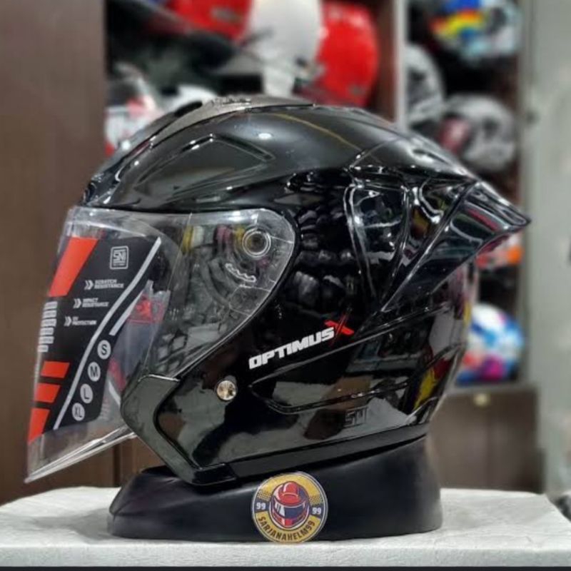 Jual Kaca Helm RSIX OPTIMUS X Visor Helmet FLAT venom open r-six ...