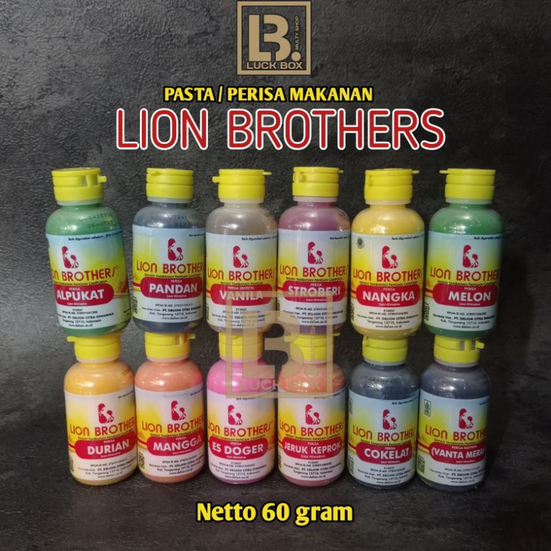 Jual Pasta Lion Brother 55 gram berbagai rasa | Shopee Indonesia