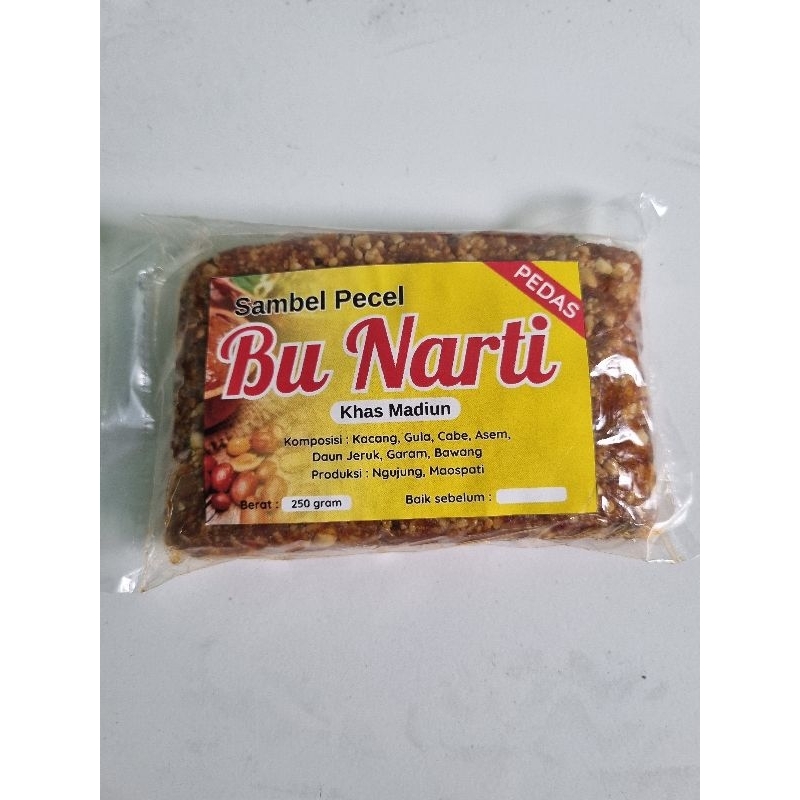 Jual Sambel Pecel Bu Narti Khas Madiun Aroma Daun Jeruk | Shopee Indonesia