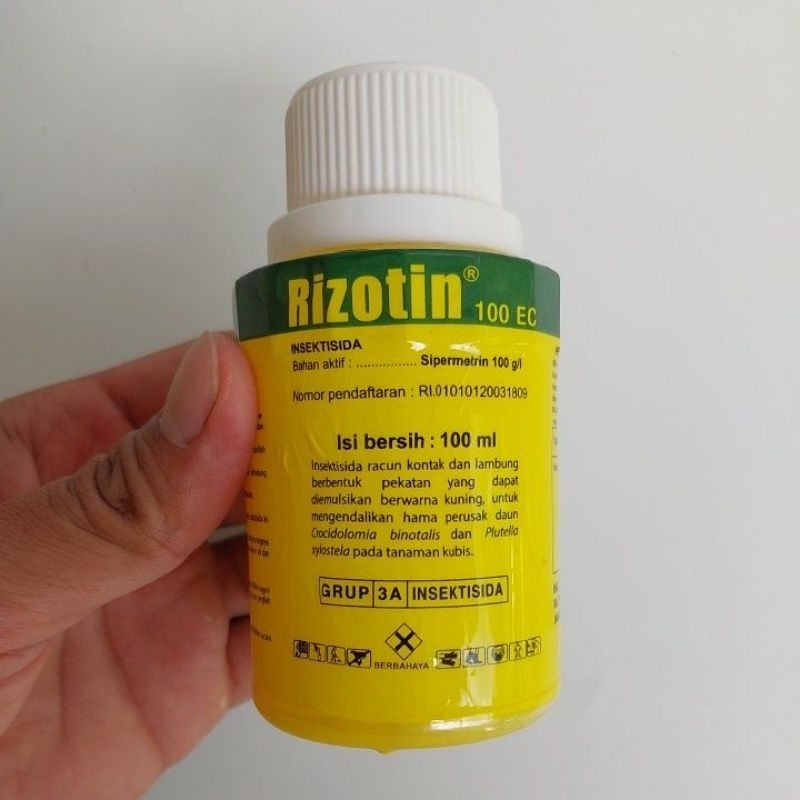 Jual INSEKTISIDA RIZOTIN 100 EC 100 ML PEMBASMI HAMA TANAMAN | Shopee ...