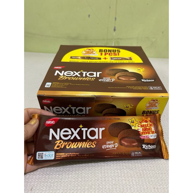 Jual Nextar Brownies Chocolat ( 1 box isi 10 ) | Shopee Indonesia