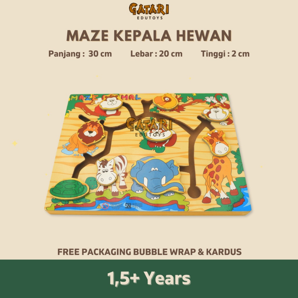 Jual Maze Kepala Hewan (FREE packing kardus dan bubble wrap) | Shopee ...