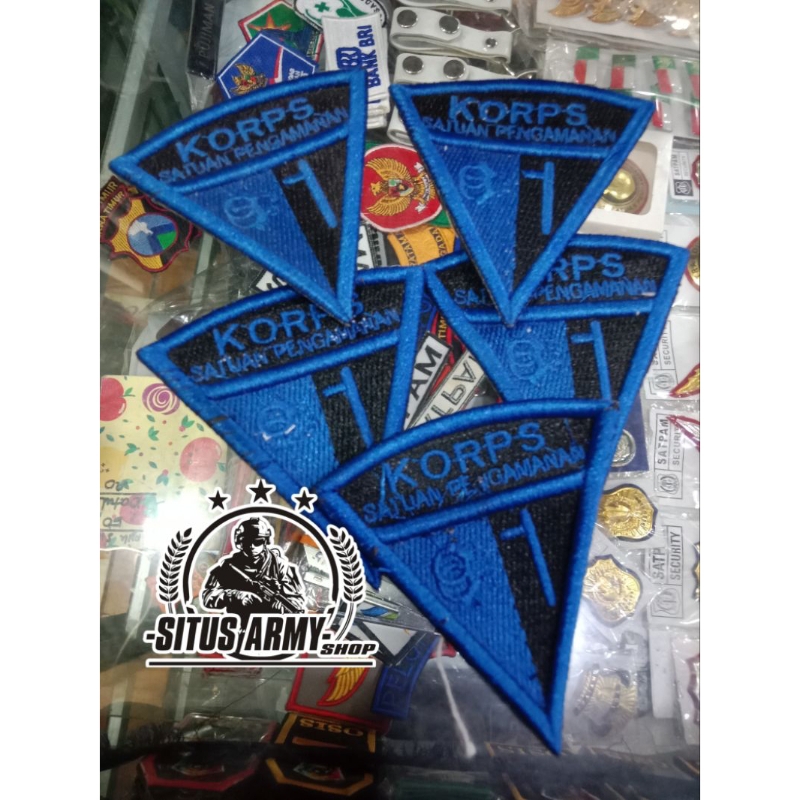 Jual BORDIR KORPS SATPAM || BORDIR TIMBUL KORPS SATUAN PENGAMANAN ...