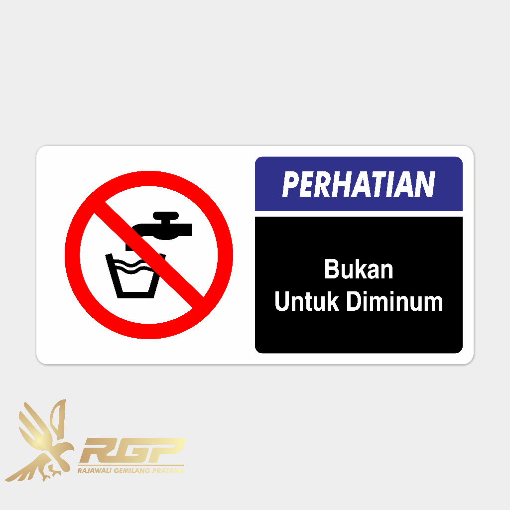 Jual Sign Bukan Untuk Diminum - Akrilik | Shopee Indonesia