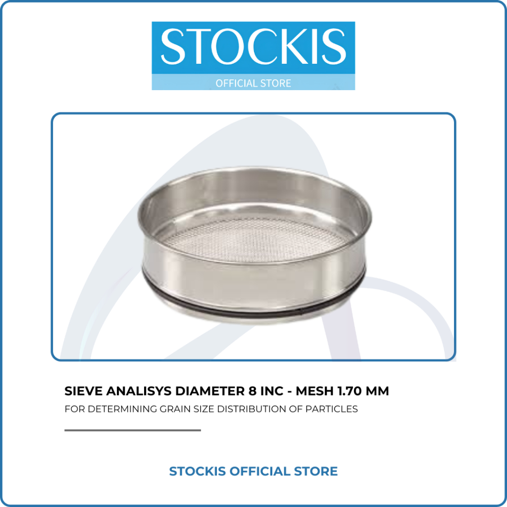 Jual Sieve Analisys Diameter 8 inc - Mesh 1.70 mm | Shopee Indonesia