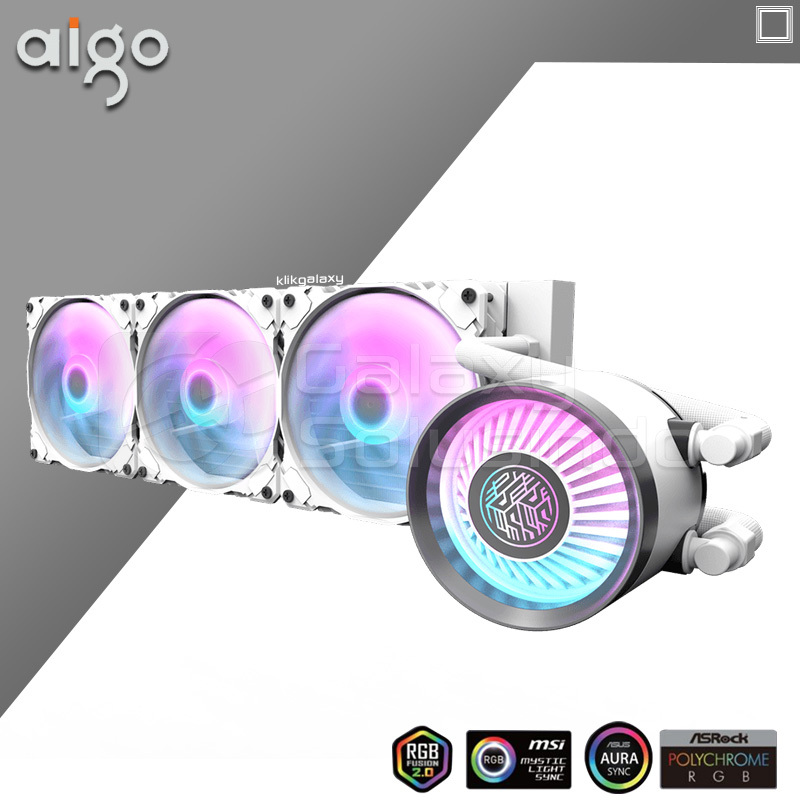 Jual AIGO DARKFLASH Nebula DN 360 ARGB WHITE 360mm Liquid CPU Cooler | Shopee Indonesia