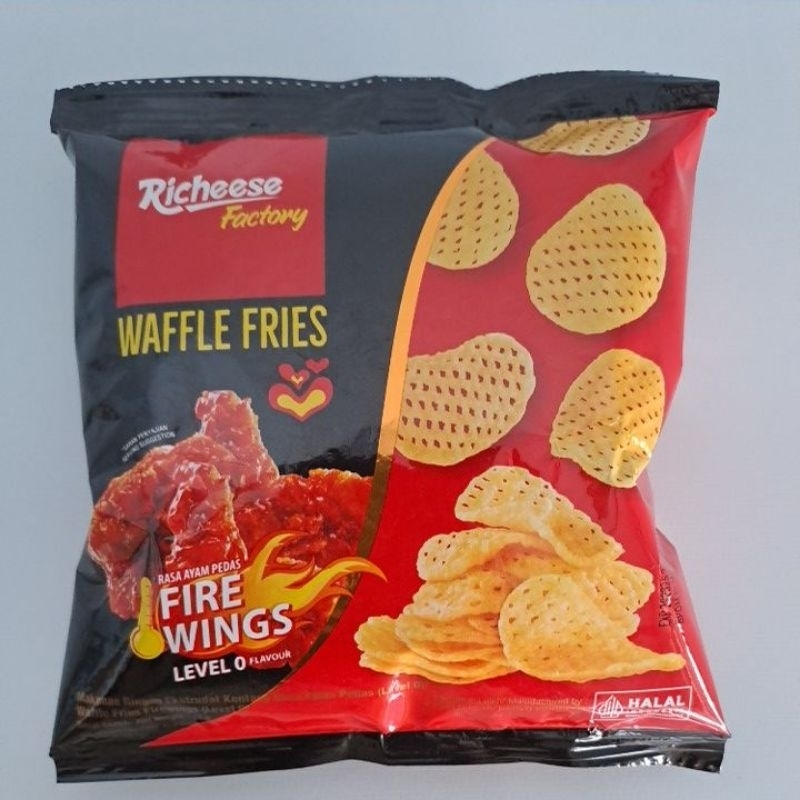 Jual RICHEESE FACTORY WAFFLE FRIES FIRE WINGS LVL 0 | Shopee Indonesia