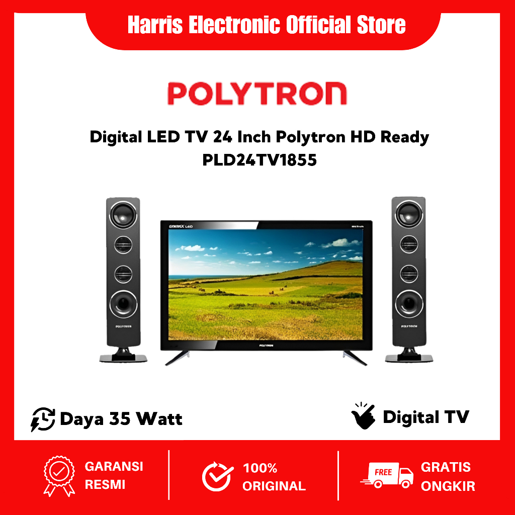 Jual POLYTRON Cinemax Digital TV 24 inch PLD 24TV1855 | Shopee Indonesia