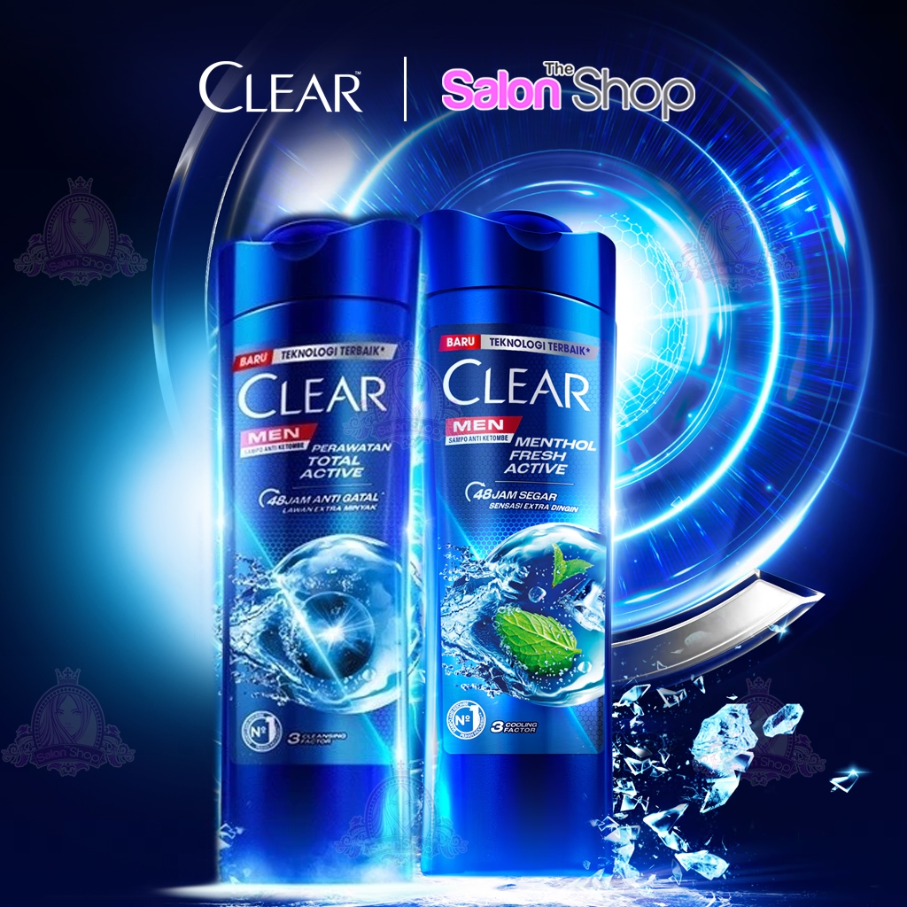 Jual CLEAR Men Shampoo Anti Ketombe Menthol Fresh Active Perawatan ...
