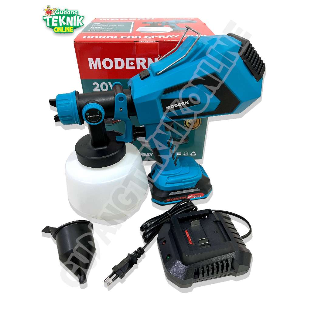Jual Spray Gun Cat CORDLESS MODERN M-75 1200Ml 20V / Alat Semprot ...