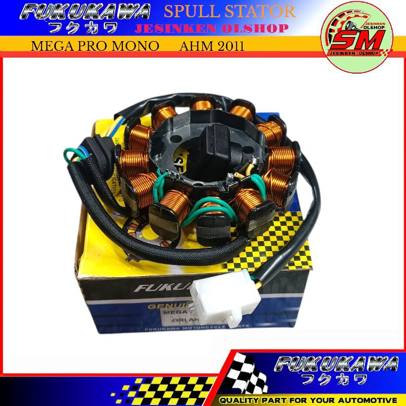 Jual Spull Spool Stator Komplit Honda Mega Pro Mono 2011 Fukukawa | Shopee Indonesia
