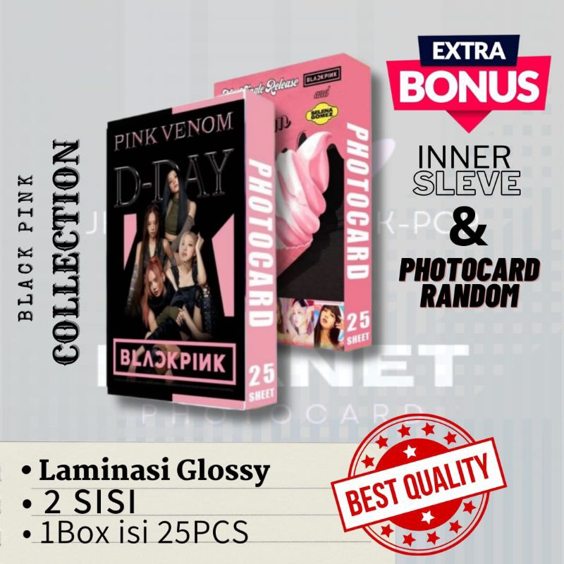 Jual Blackpink Photocard Premium collection - 2 SISI - 25Pcs Foto ...