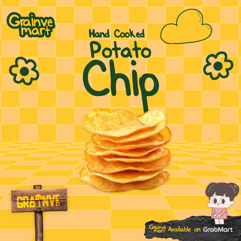 Jual HAND COOKED POTATO CHIPS cemilan keripik kentang renyah | Shopee ...