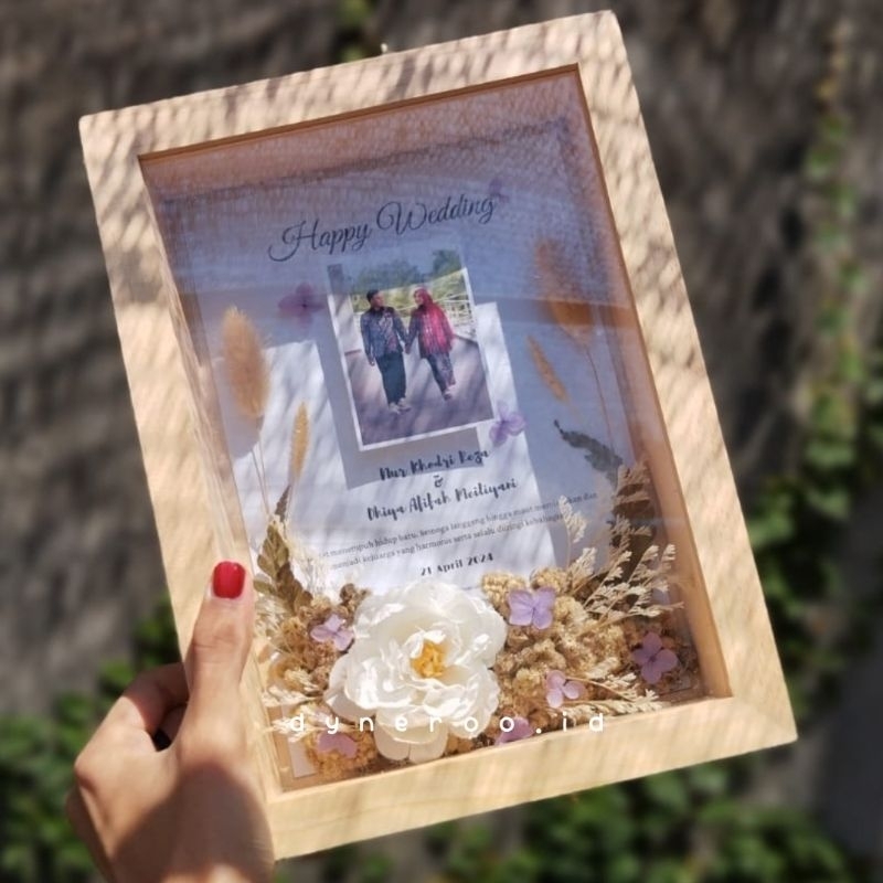 Jual 3D Frame Rustic | Pop up frame | Bingkai Mahar | Bingkai Bunga ...