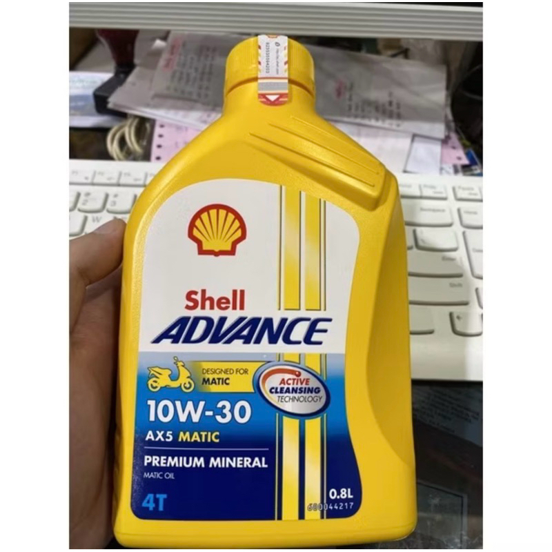 Jual PELUMAS OIL OLI SHELL ADVANCE 800ML MATIC AX5 10W-30 | Shopee Indonesia