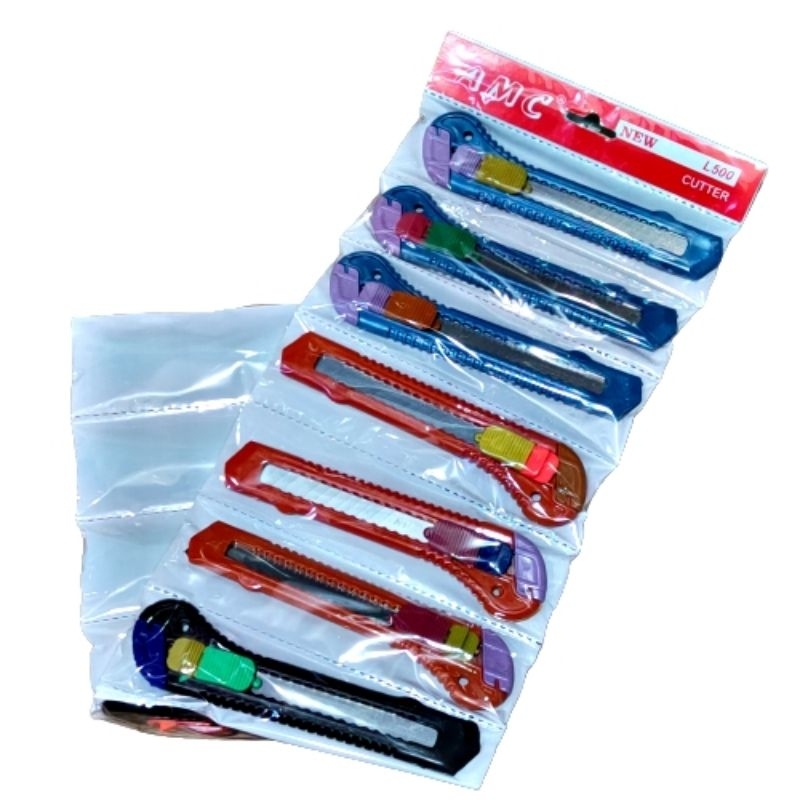 Jual [ERA] Pisau Kater MMR 12pcs Cutter besar Warna Kemasan Renceng ...