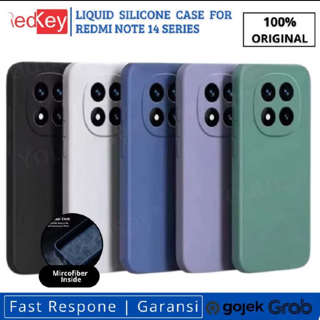 Jual Case Redmi Note 14 Pro 5G Plus + Note 14 Liquid Silicone ...