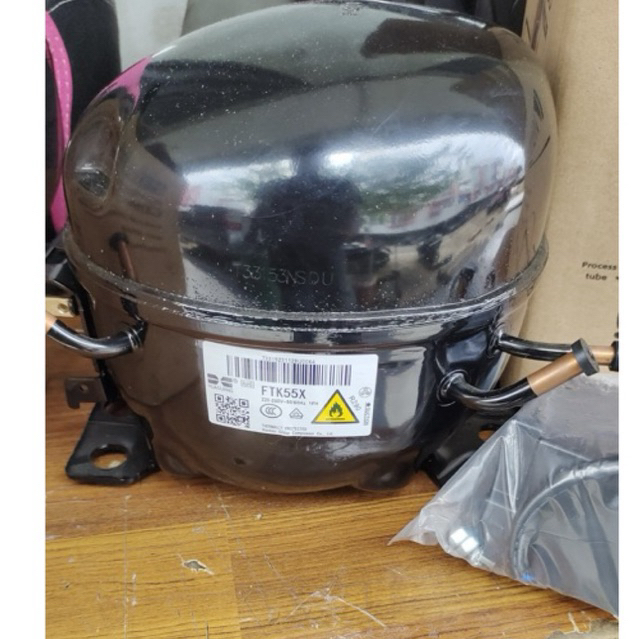 Jual KOMPRESOR WANBAO FTK 55 X 1/4PK-1/3PK R290 | COMPRESSOR FREZER ...