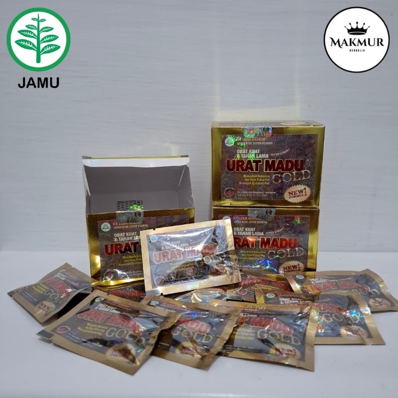 Jual Urat Madu Gold Original Isi 10 Sachet | Shopee Indonesia