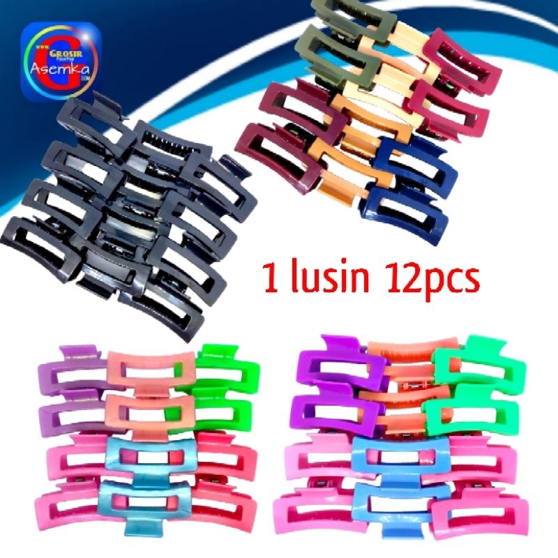 Jual Jepit Rambut Jedai Ala Korea Model Kotak 12pcs | Shopee Indonesia