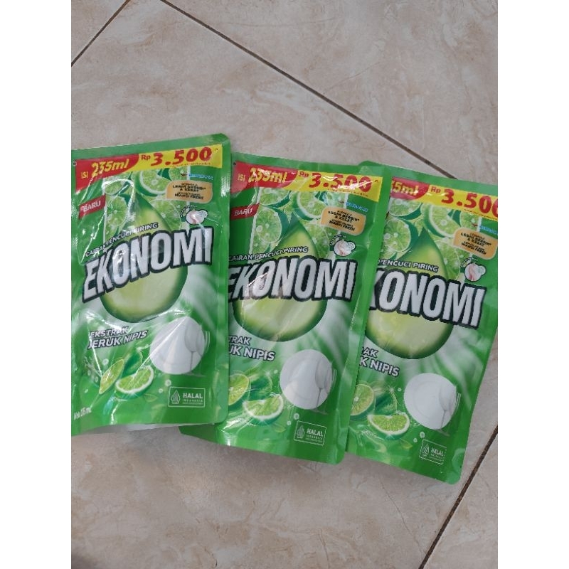 Jual EKONOMI sabun cuci piring netto 235ML/ 3(pcs) | Shopee Indonesia