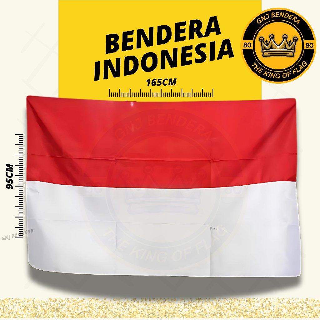 Jual Bendera Indonesia Merah Putih Poliester Peles Grade A Berbagai ...