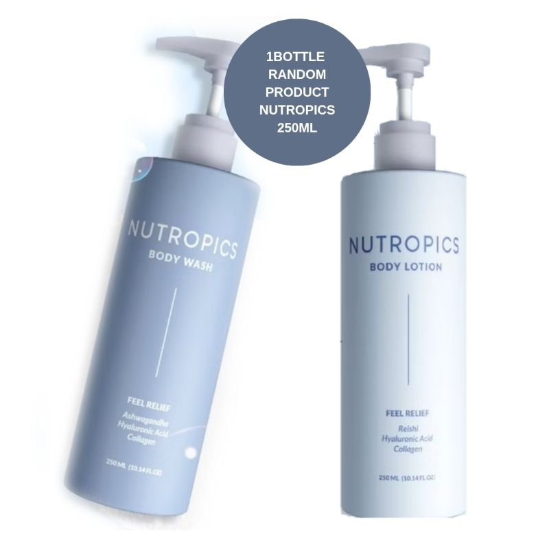 Jual Nutropics Feel Relief [RANDOM] Body Lotion or Body Wash | Shopee ...