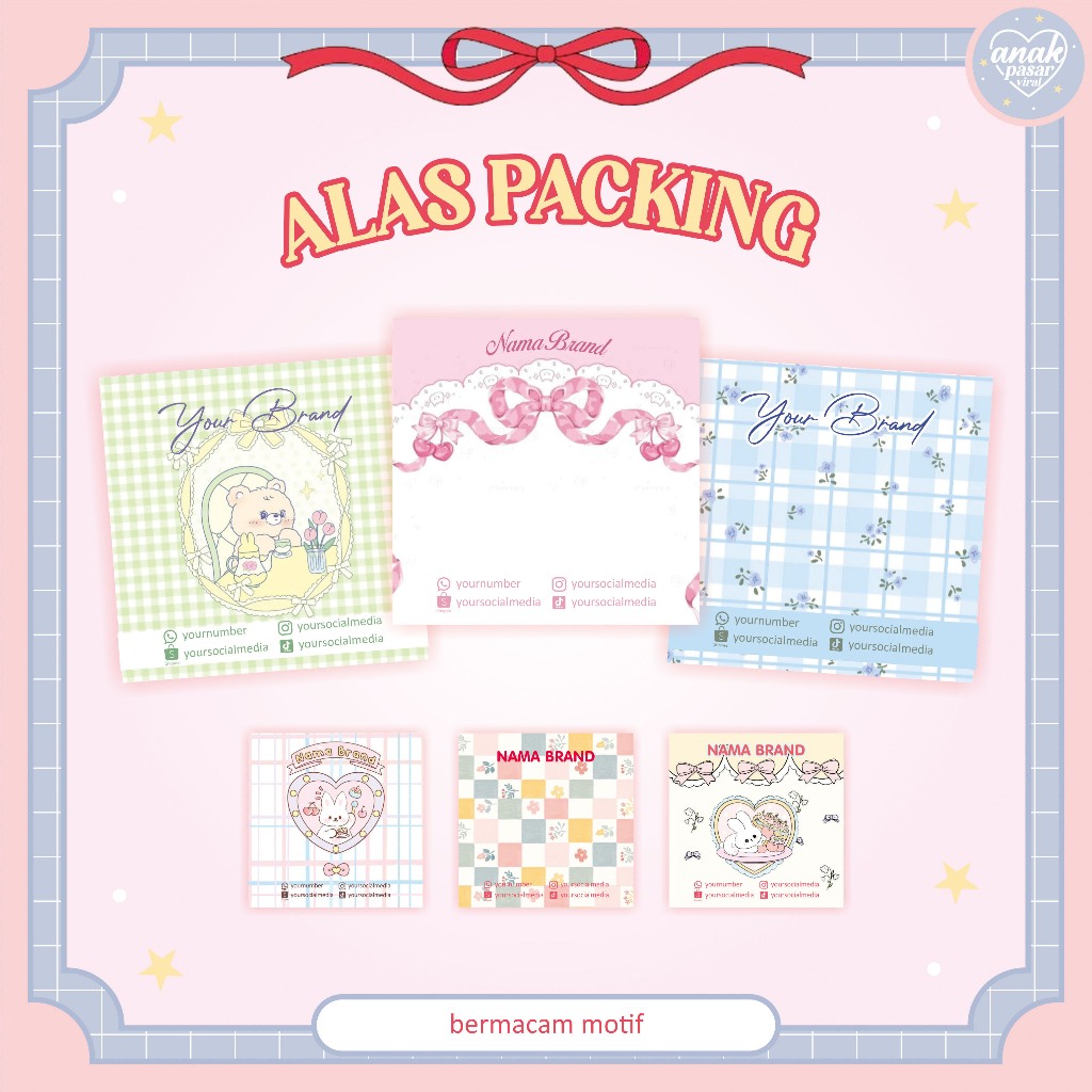 Jual ALAS PACKAGING GELANG STRAP MASK AKSESORIES KALUNG COVER PACKAGING ...
