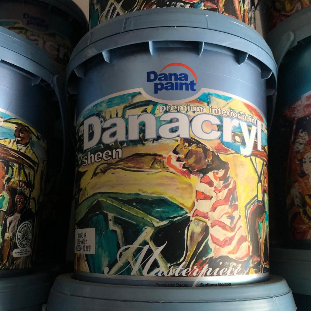 Jual Danapaint - Cat tembok premium interior DANACRYL Sheen warna putih ...