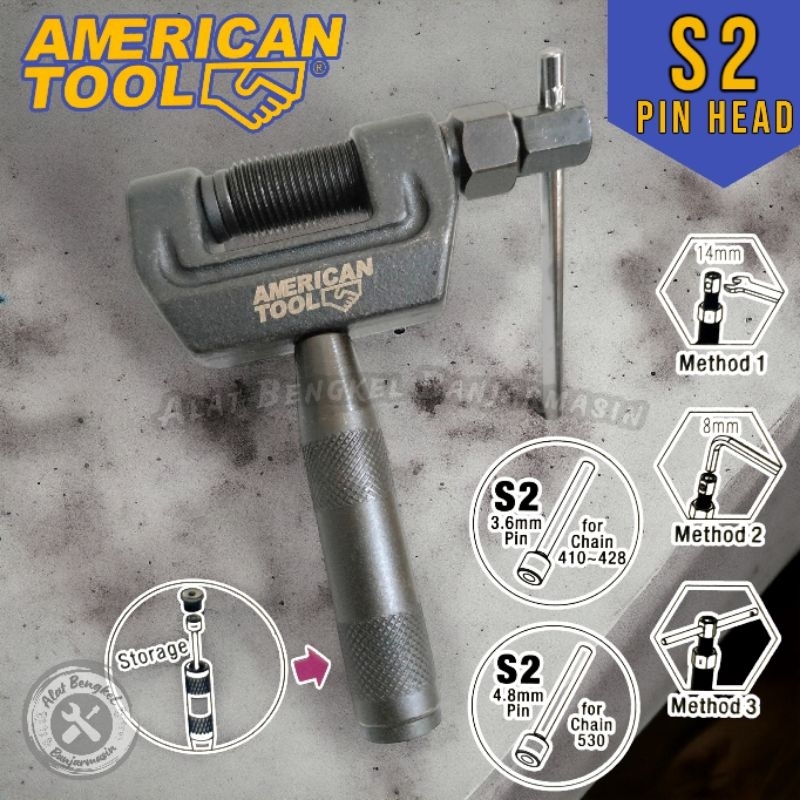 Jual PEMOTONG RANTAI "AMERICAN TOOL" 2IN1 ||ALAT PEMOTONG RANTAI SEPEDA ...