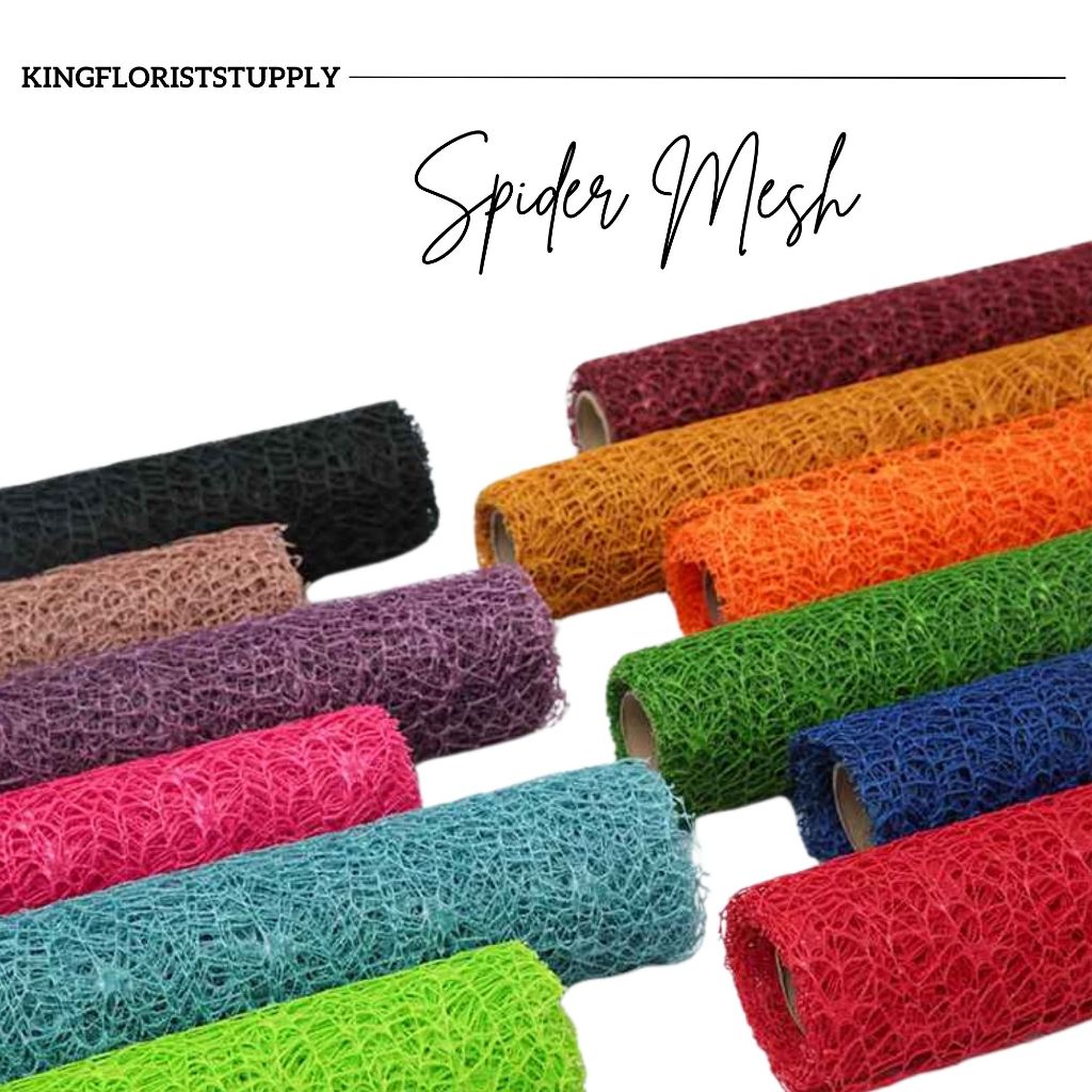 Jual Jaring Gulung Buket Bunga / Polynet / Spider Mesh Roll Flower ...