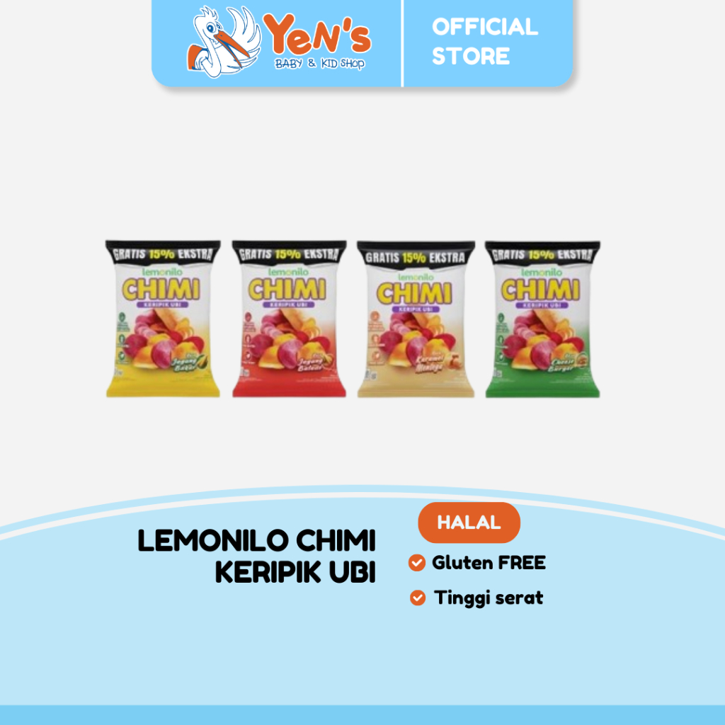 Jual Lemonilo Chimi Keripik Ubi 41gr Bebas gluten | Shopee Indonesia