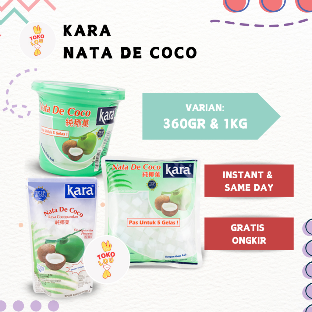 Jual KARA NATA DE COCO 360 GRAM & 1KG | Shopee Indonesia