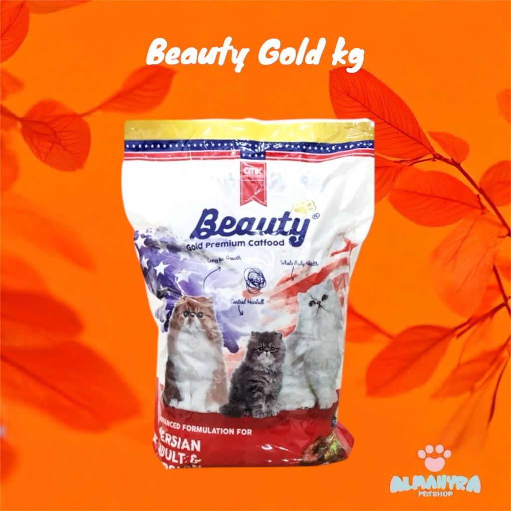 Jual Makanan Kucing Persia Beauty Gold Persian Repack 750gr | Shopee ...