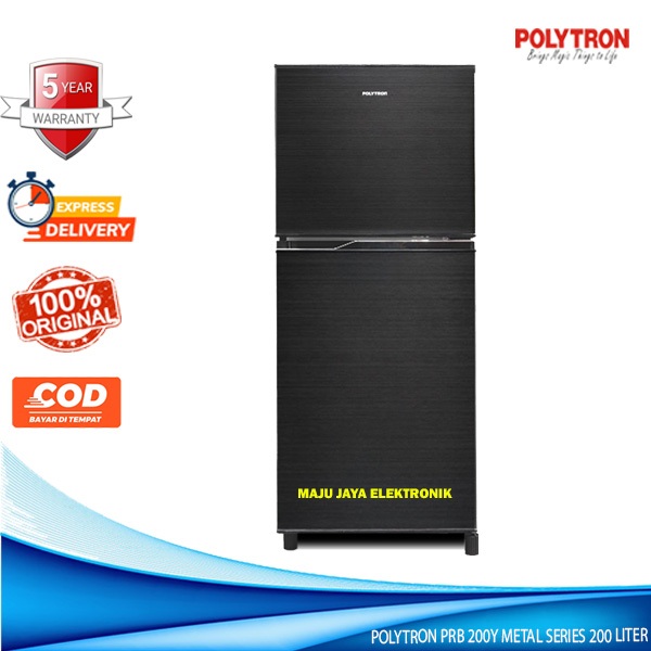 Jual POLYTRON Kulkas 2 Pintu 200 Liter PRB 200Y 4D Quick FreezingTanpa ...