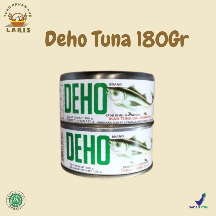 Jual DEHO IKAN TUNA DALAM MINYAK KEMASAN KALENG 180 GRAM | Shopee Indonesia