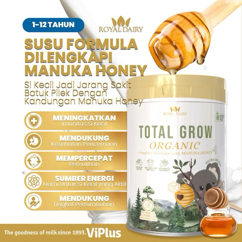 Jual Royal Dairy Total Grow / Susu formula anak 1-12 tahun | Shopee ...