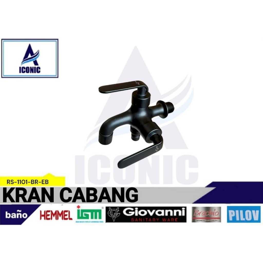 Jual KRAN CABANG BERKUALITAS TIDAK MUDAH BOCOR WARNA HITAM/RS-1101-BR ...