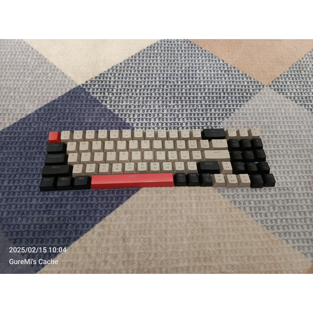 Jual Keycaps Tri Tone Shine Through ABS Double Shot OEM Profile 78 Keys ...