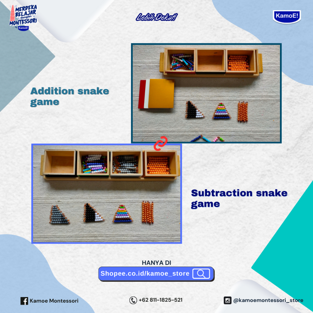 Jual PAKET PAIRING Addition Snake Game + Subtraction Snake Game ...
