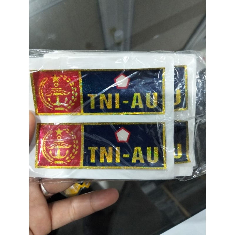 Jual STIKER PLAT RI | STIKER PLAT PERBAKIN | STIKER PLAT TNI-AU ...