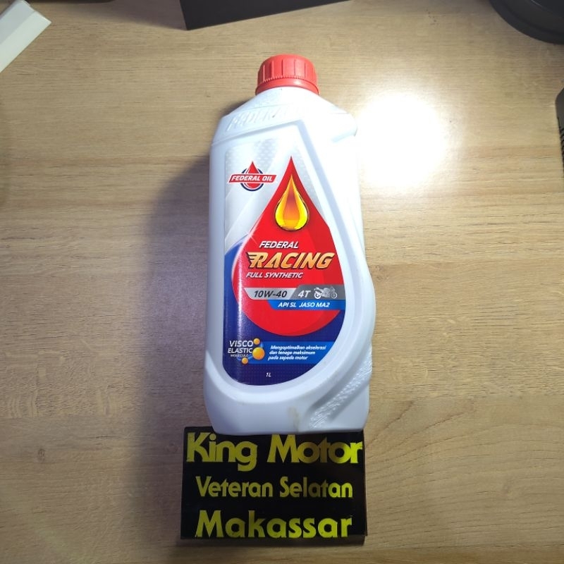 Jual Federal Racing Oli 4T 10W 40 1L | Shopee Indonesia