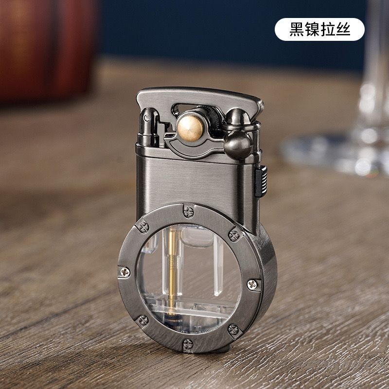 Jual korek api klasik transparant vintage oil lighter SH-3007(BISA COD ...